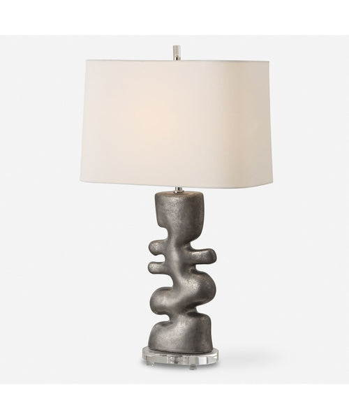 Free Flowing Nickel Table Lamp 30408-1