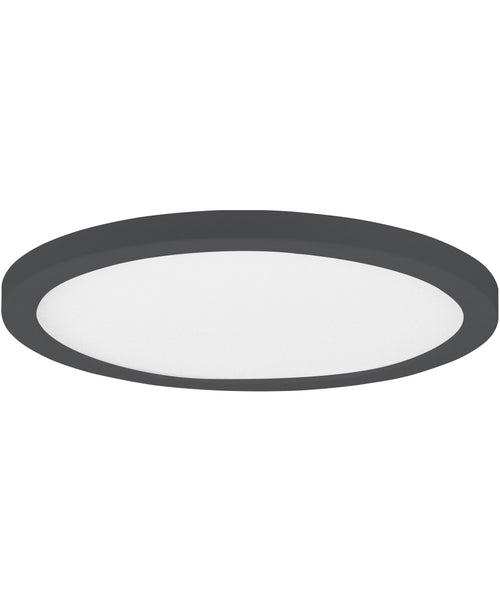 Maxim Chip 11 inch 26W RD LED Flush Mount - 5CCT Black 57597WTBK