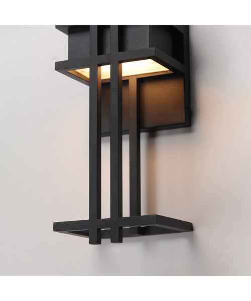 Maxim Prairie 13 inch LED Outdoor Wall Sconce Black 30772BK