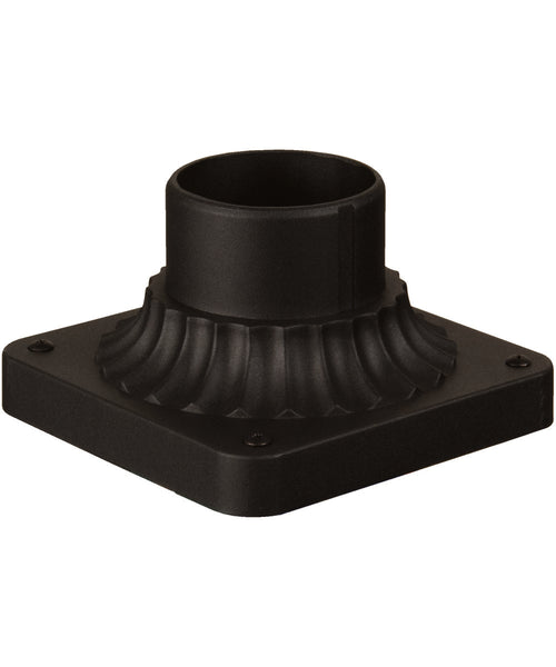 Craftmade Pier Mount Adapter Matte Black Z200-TB