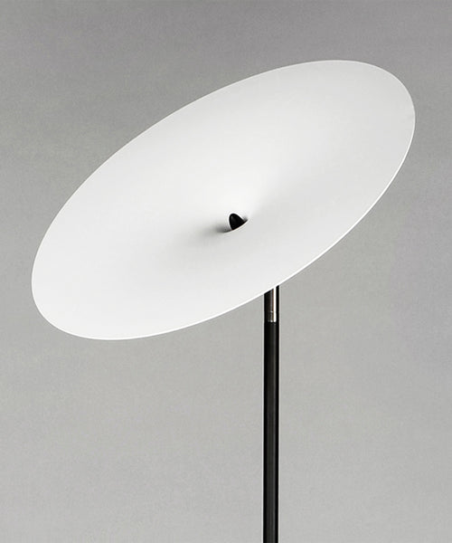 Radar 65"H 1-Light LED Floor Lamp Light Fixture Black and White Finish ...