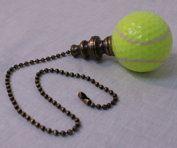 LampsUSA Finials Tennis Ball Lamp Fan Pull FP150A