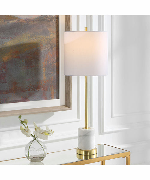 Turret Gold Buffet Lamp 30166-1