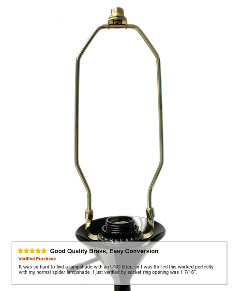 LampsUSA Slip UNO Harp Adapter SlipUnoPB - 11"h