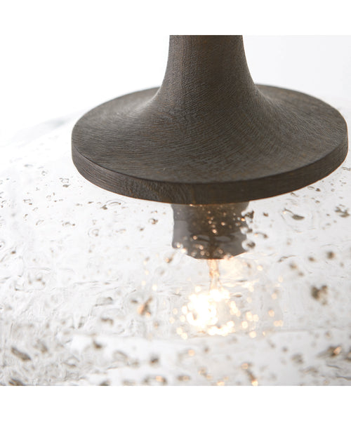 Clive 1-Light Pendant Carbon Grey and Black Iron 347611CK