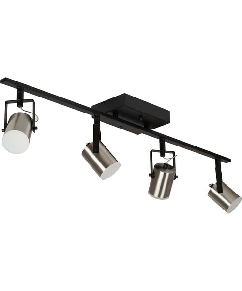 Catalina Modern 4 Light LED Track Light Kit, 33"Wide, Matte Black ...