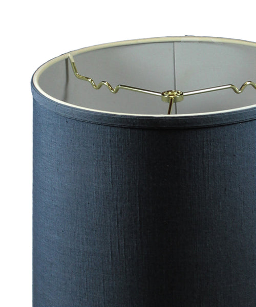 Save on HomeConcept Textured Slate Blue Drum Shantung Shade 10x12x12 ...