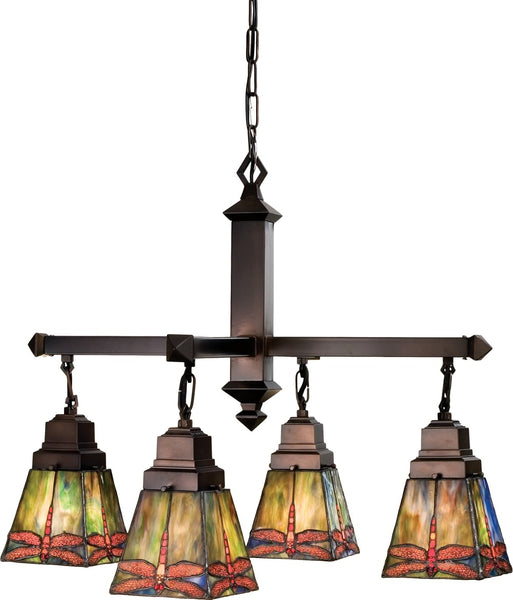 26 Prairie Dragonfly 4 Light Chandelier.609 48035