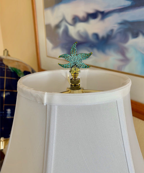 LampsUSA Finials Starfish Finial Antique MetalB364A