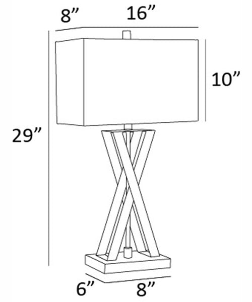 Fonda 1-Light Table Lamp Dark Bronze/Linen Fabric With Usb And Outlet ...