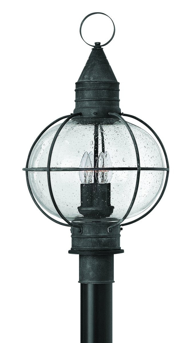 Save on Hinkley Cape Cod 4-Light Outdoor Post Light Aged Zinc 2201DZ 2201DZ