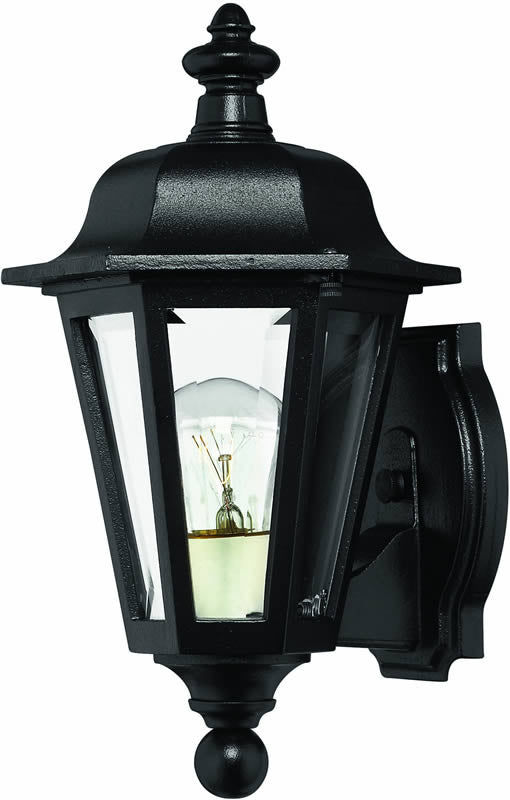Hinkley Manor House Outdoor Wall Lantern Black 1819BK