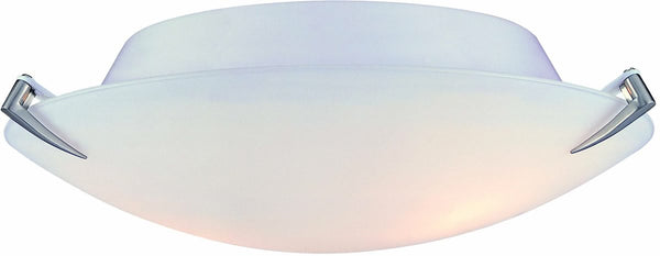 Lite Source Nick Flush Mount Polished Steel LS-5337PS/FRO