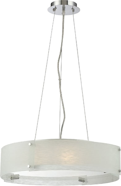 Lite Source Bolivar 3-Light Pendant Chrome LS-19420C/FRO