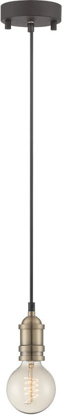 Save on Lite Source Umar 1-Light Pendant Antiqued Bronze LS19830AB ...