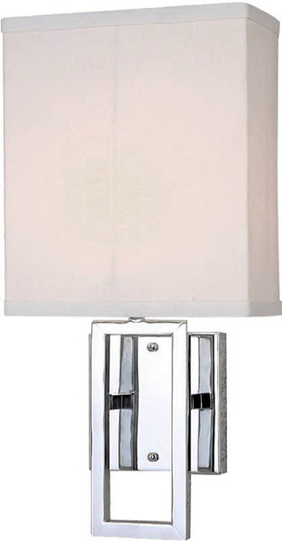 Lite Source Wall Lamp Chrome LS-16585C/WHT