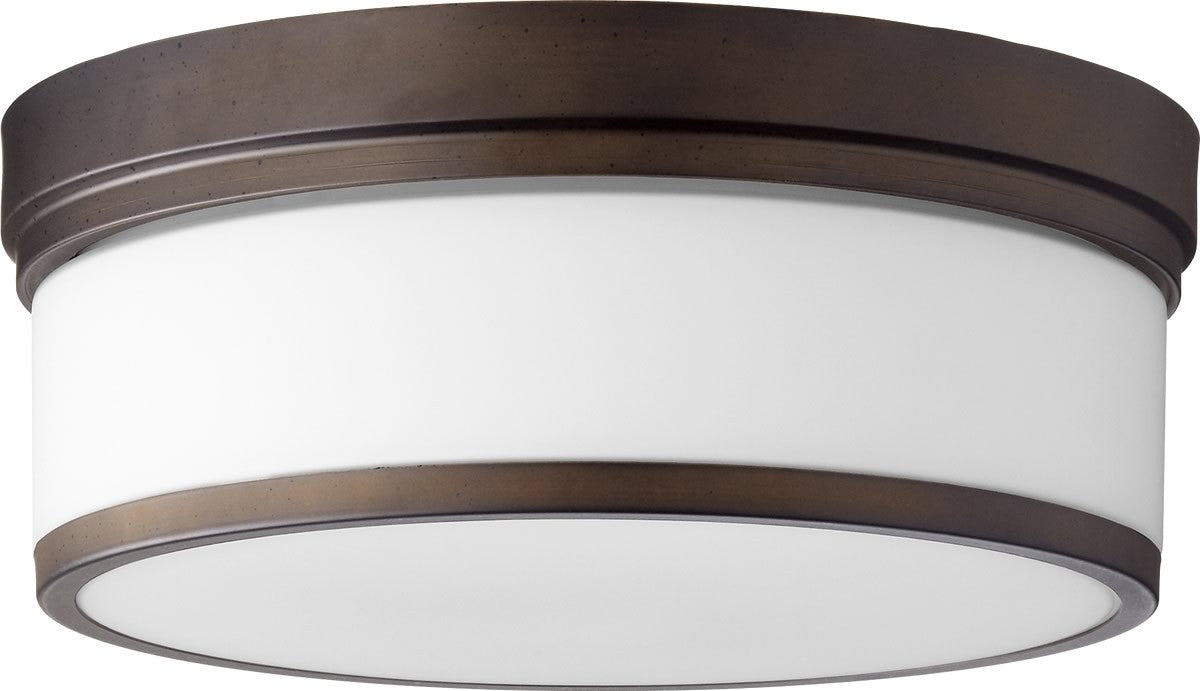 Quorum Celeste 3-light Ceiling Flush Mount Oiled B